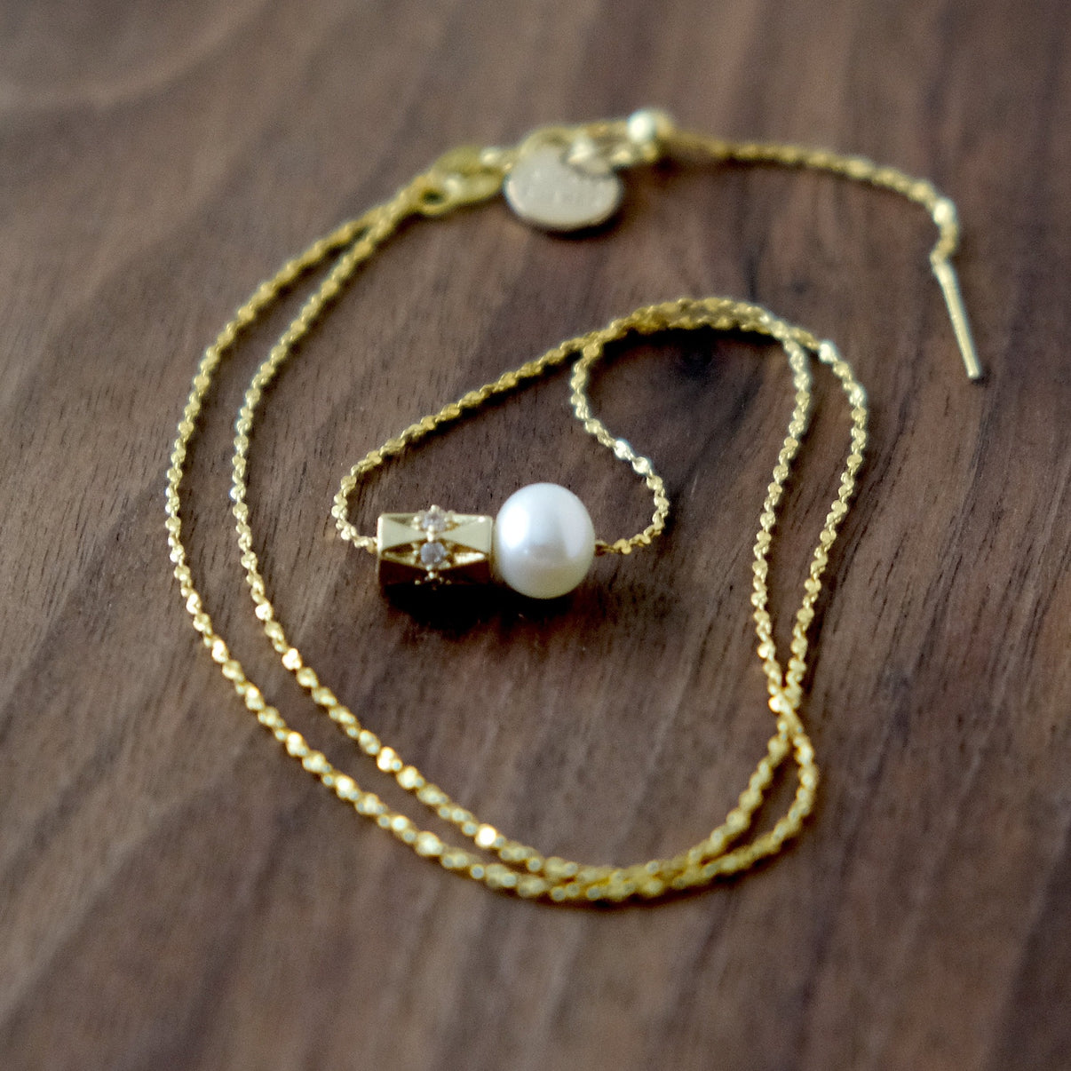 [ Classic ] [Versatile] Freshwater Pearl Sparkling Sterling Silver Det ...